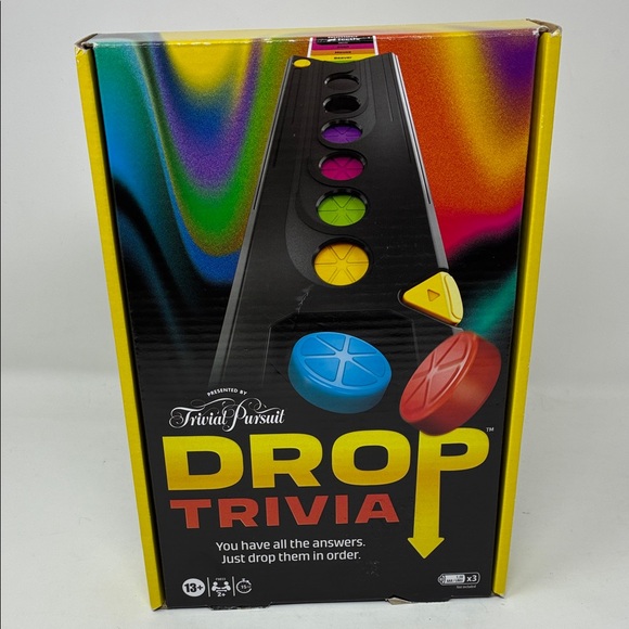 Hasbro | Toys | Hasbro Gaming Drop Trivia Game Electronic Party Game ...